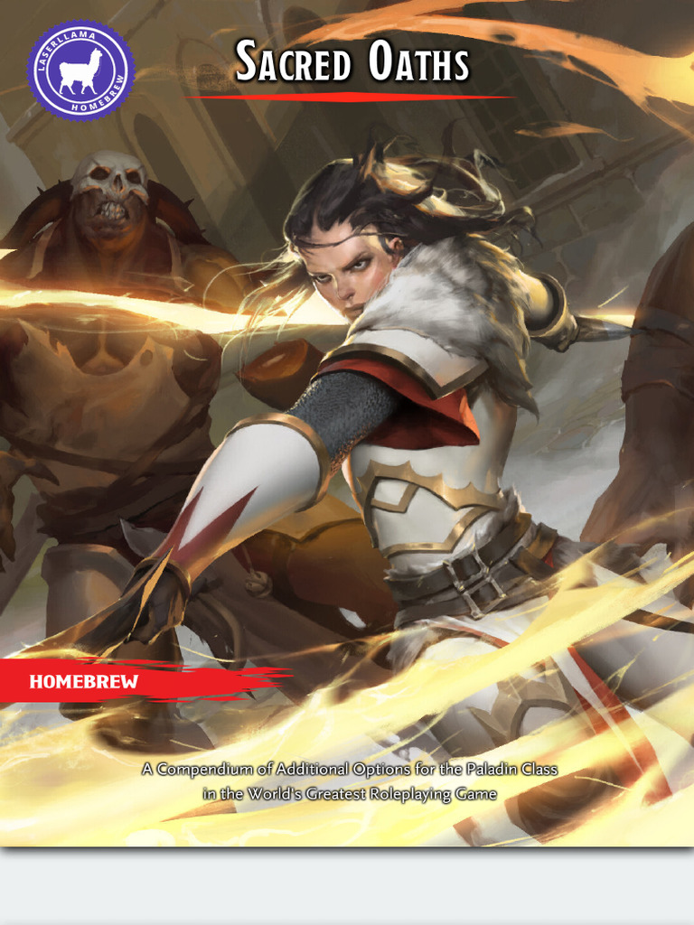 Paladin Sacred Oaths Guide | PDF | Oath | Forge