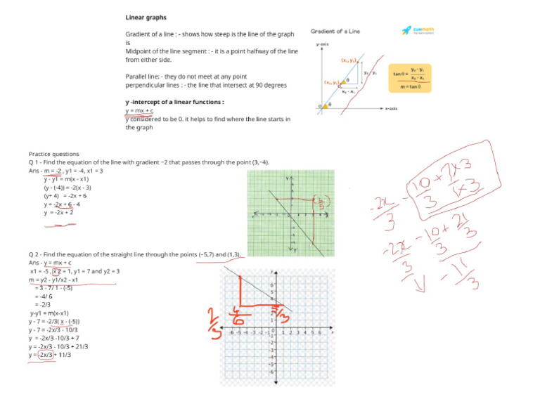 Linear Graphs 2 | PDF
