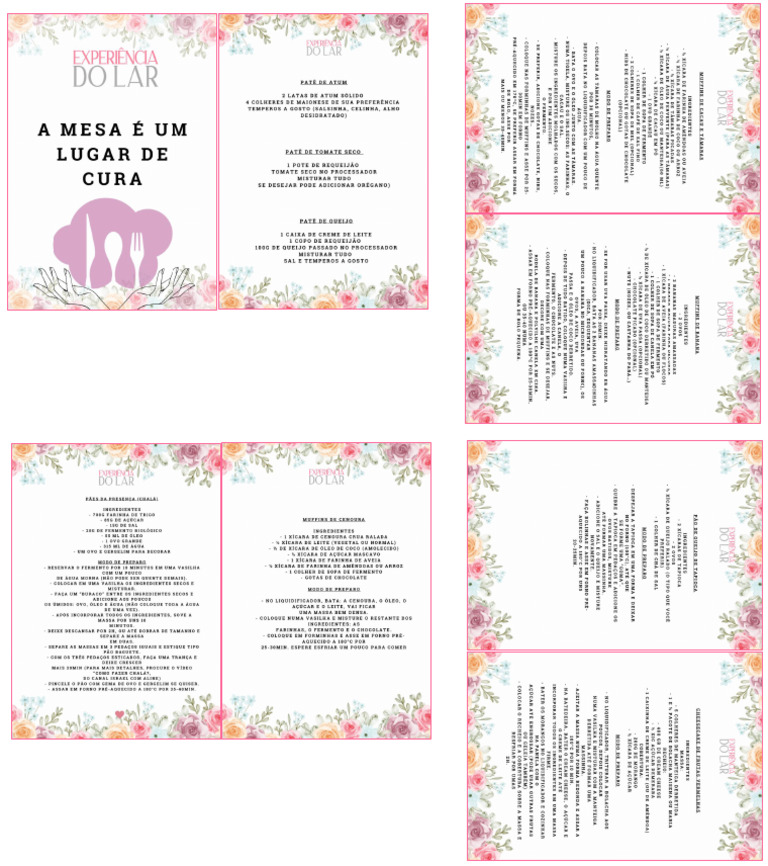 Livro Receita Experiência Do Lar | PDF