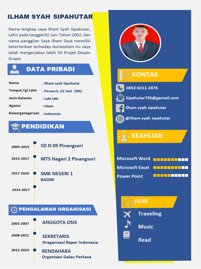 CV - Buatan Ilham 04 | PDF