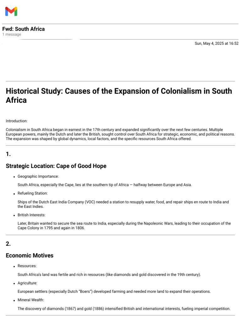 Causes of Expansion | PDF | British Empire | Imperialism