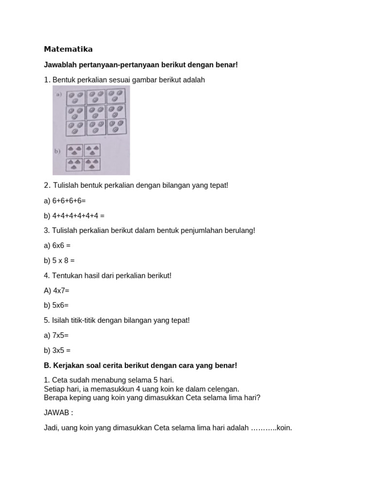 soal Matematika karina | PDF