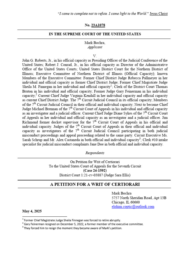 Judicial Misconduct and Retaliation Case | PDF | Mandamus | United ...