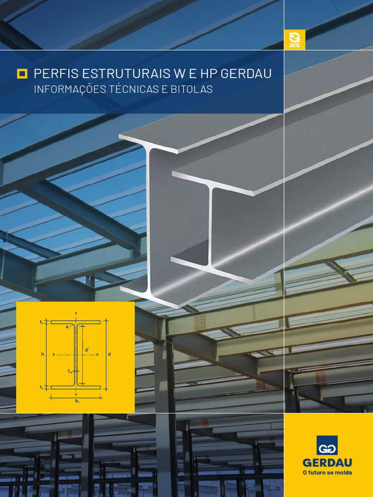 Perfis Estruturais W e HP Gerdau | PDF | Aço | Corrosão
