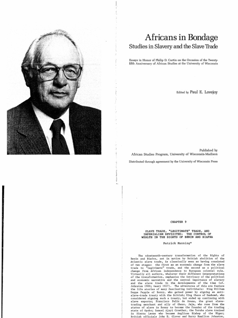 1986.Slave&Legitimate.Trade | PDF