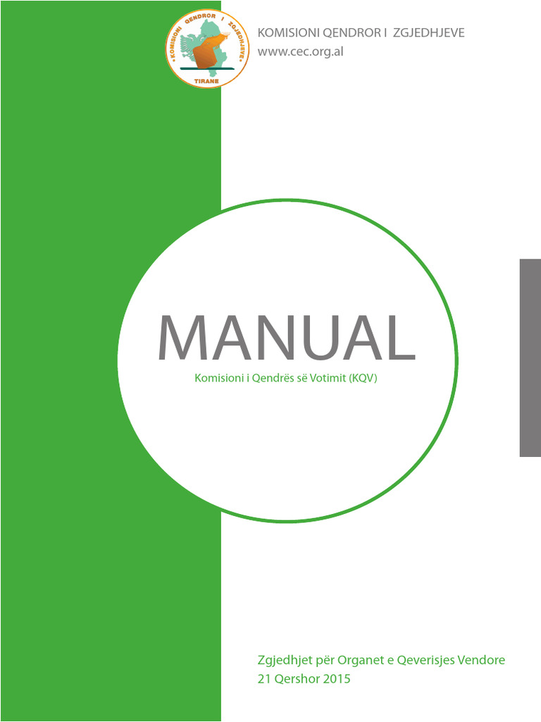 Manuali - KQV I Perfunduar I Rrregulluar2 | PDF