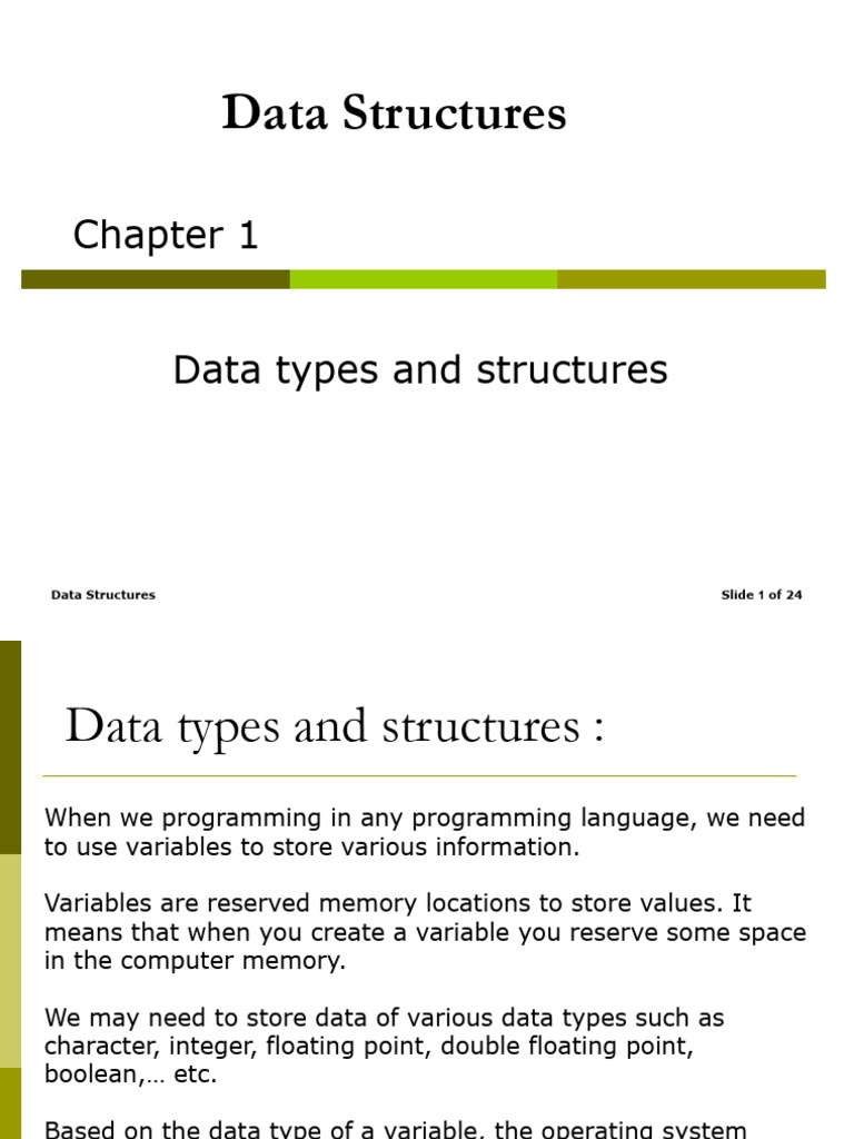 Understanding Data Structures in C++ | PDF | Data Type | Boolean Data Type