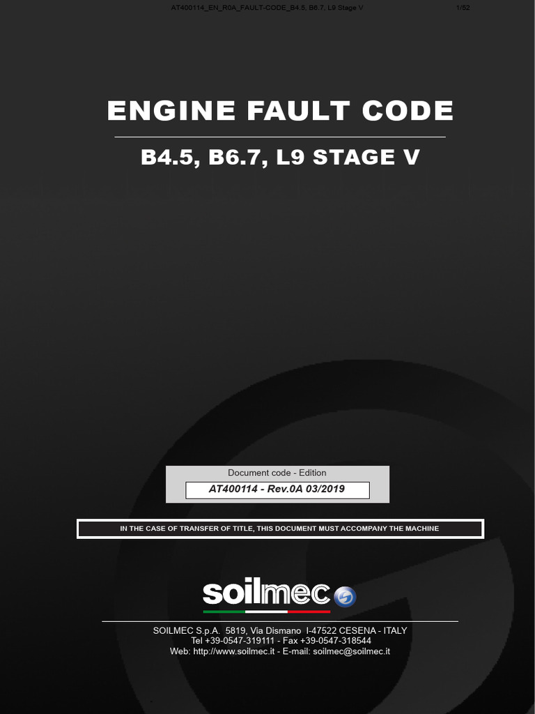 Codigos de Falla Del Motor SR35 Serie SR005259 | PDF | Throttle | Fuel Injection