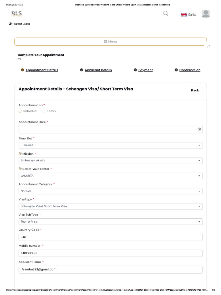 Indonesia BLS Spain Visa - Welcome To The Official Website Spain Visa Application Centre in ...