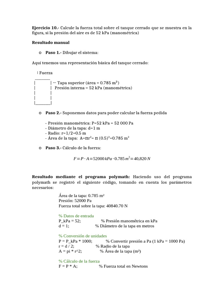 Ejemplo 10 Meca | PDF