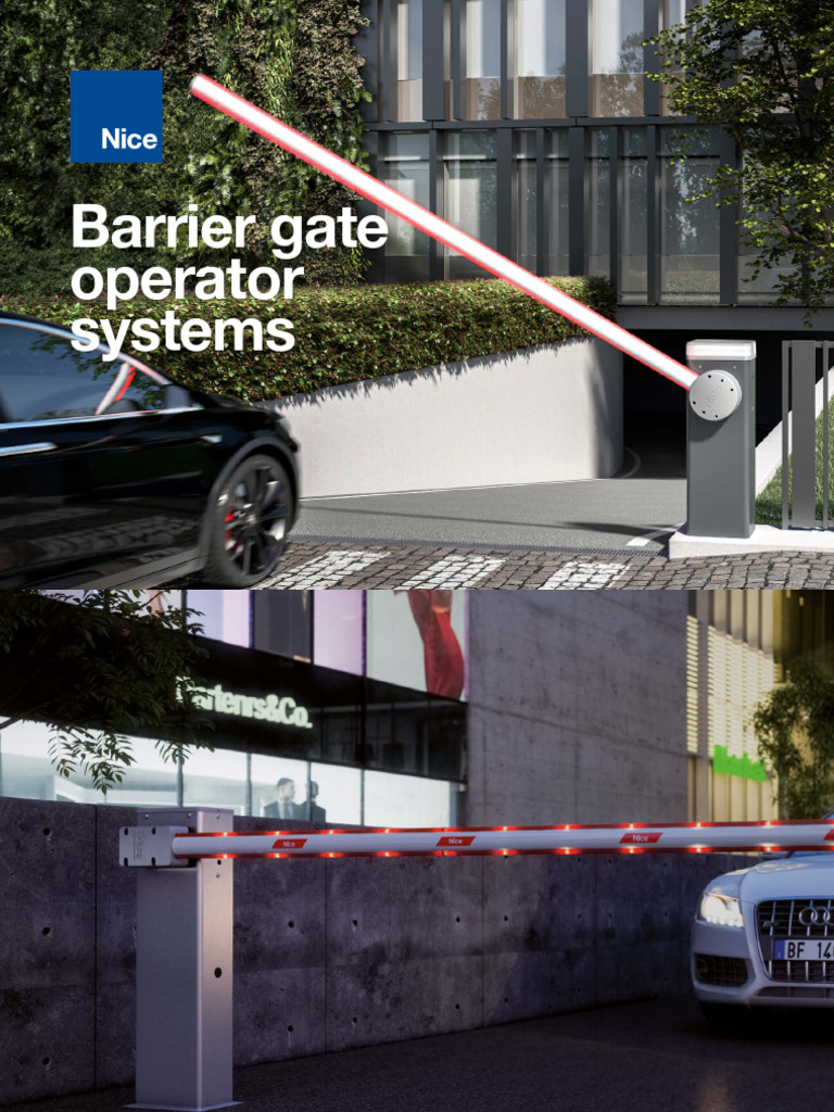 Nice Brochure Barrier System en | PDF | Automation | Reliability Engineering