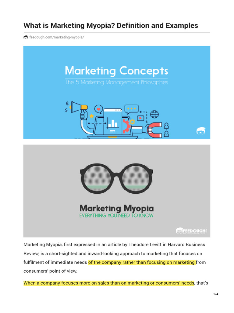 What is Marketing Myopia_ | PDF | Marketing | Customer