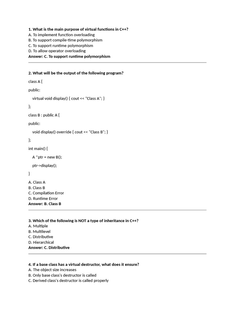 Polymorphismandinheritance Pdf Inheritance Object Oriented Programming Method Computer 0659