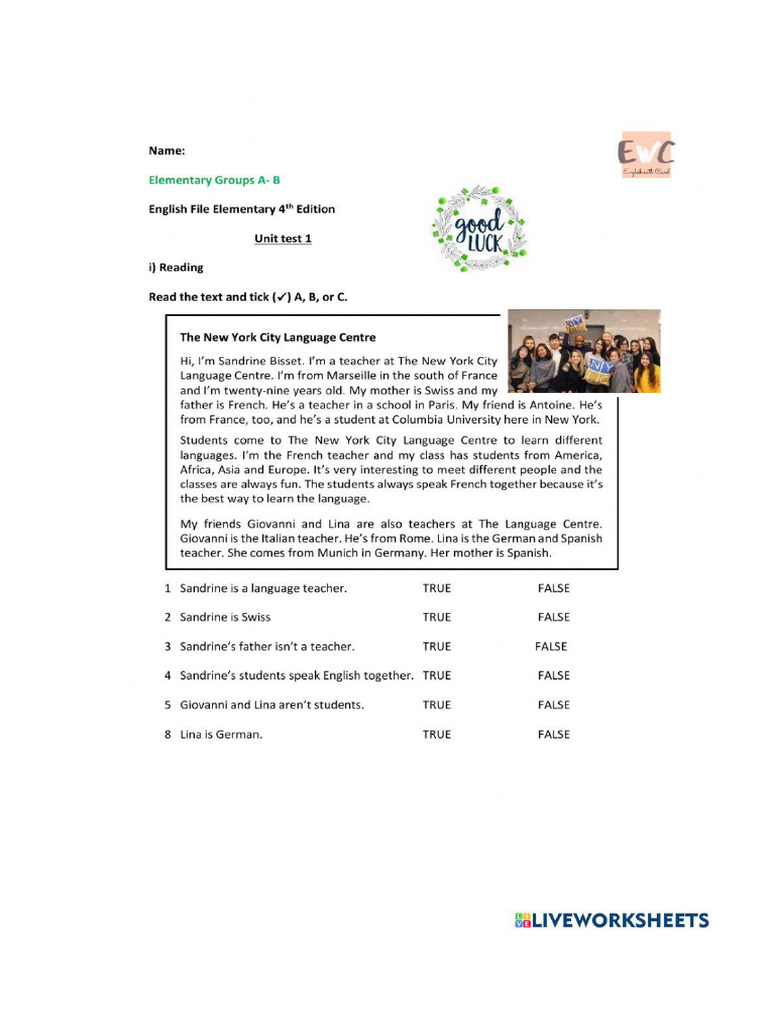 Worksheet 951446 | PDF