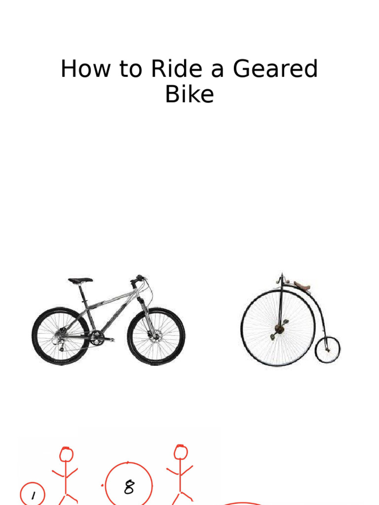 How To Ride A Geared Bike | PDF