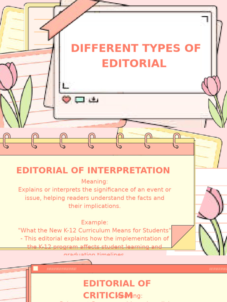 Types of Editorial and Controversial Issue 2 | PDF