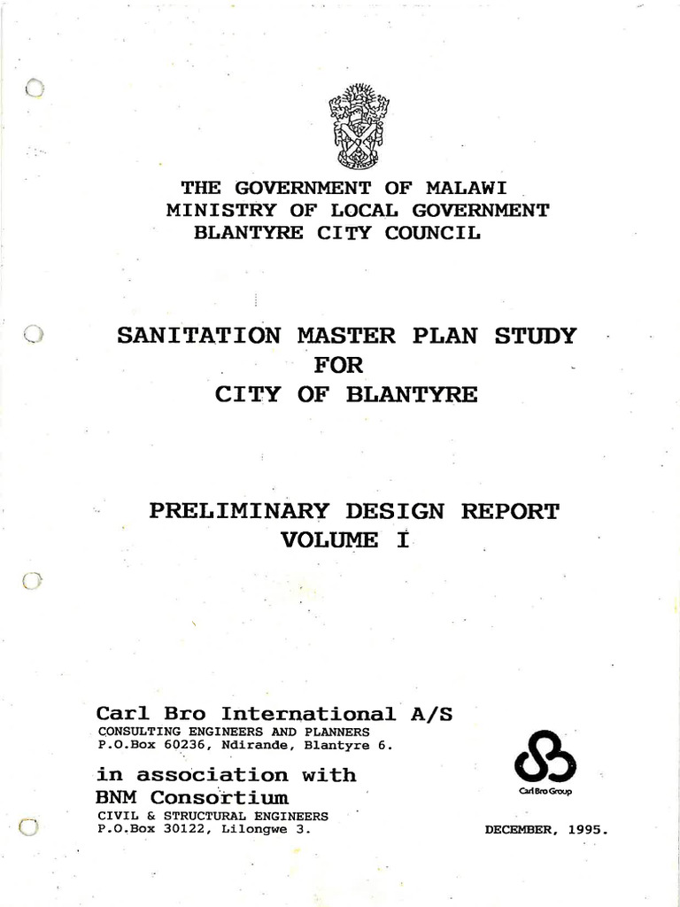 Preliminary Design Report Volume 1 | PDF