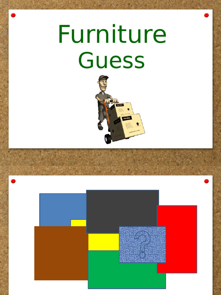 Furniture Guessing Game Fun Activities Games Games Picture Dictionaries ...