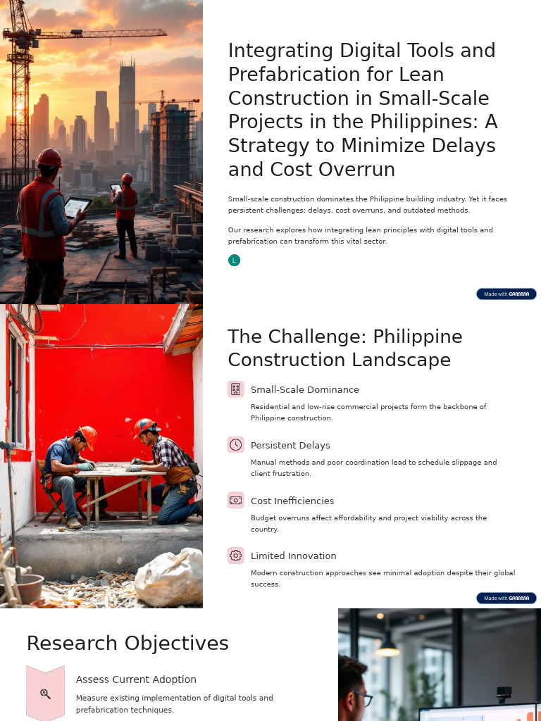 Integrating Digital Tools and Prefabrication For Lean Construction in ...