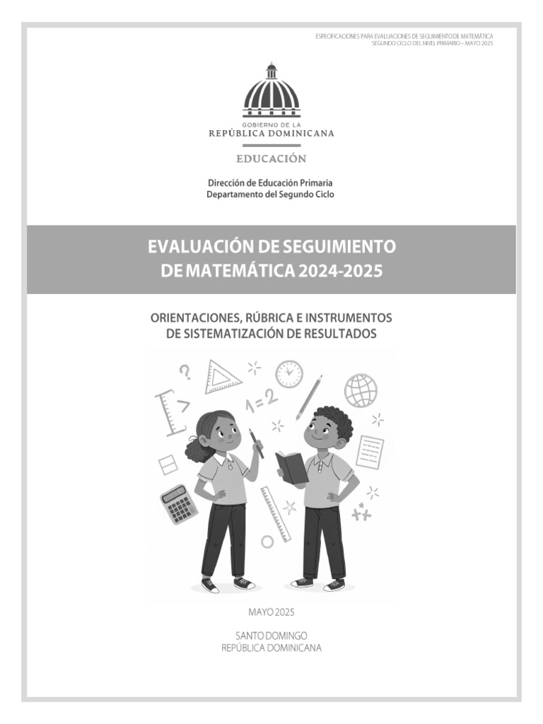Orientaciones-Mat - Eval-Seg-May25 - 2do Ciclo | PDF