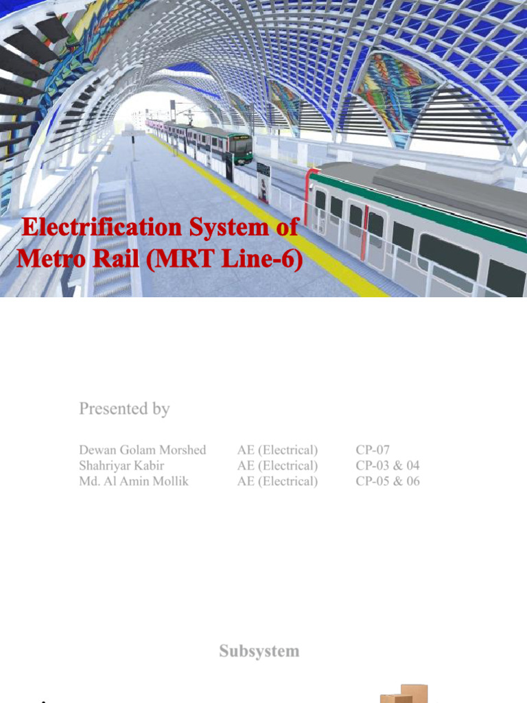 Metro Rail (Electrification) - Final | PDF | Rectifier | Transformer