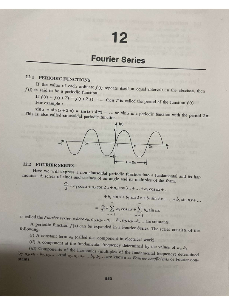 Fourier Series | PDF