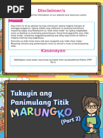 Marungko Worksheet - Titik P | PDF