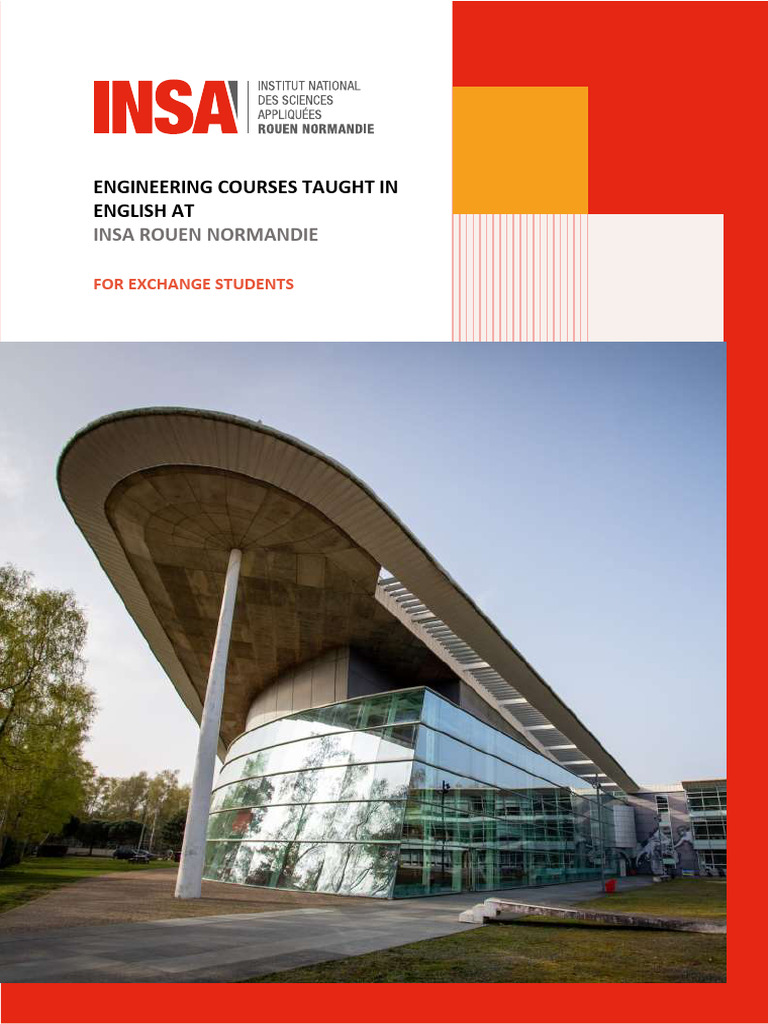Insa Rouen English Courses 2025 26 | PDF | Fluid Dynamics | Aerodynamics
