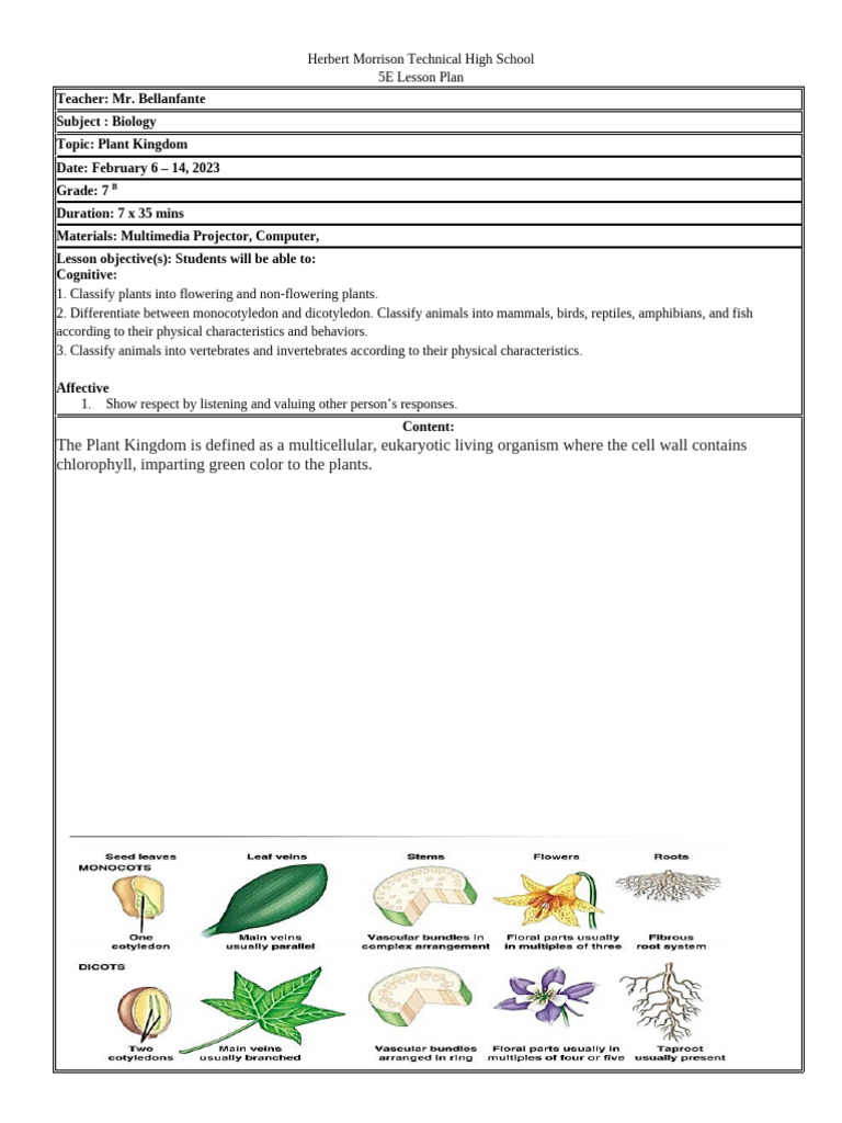12th Lesson Plant Kingdom | PDF | Plants | Flowers