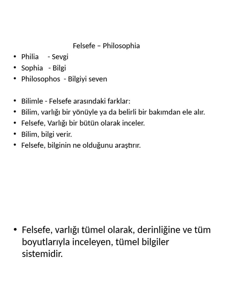 Felsefe - Yöntem | PDF