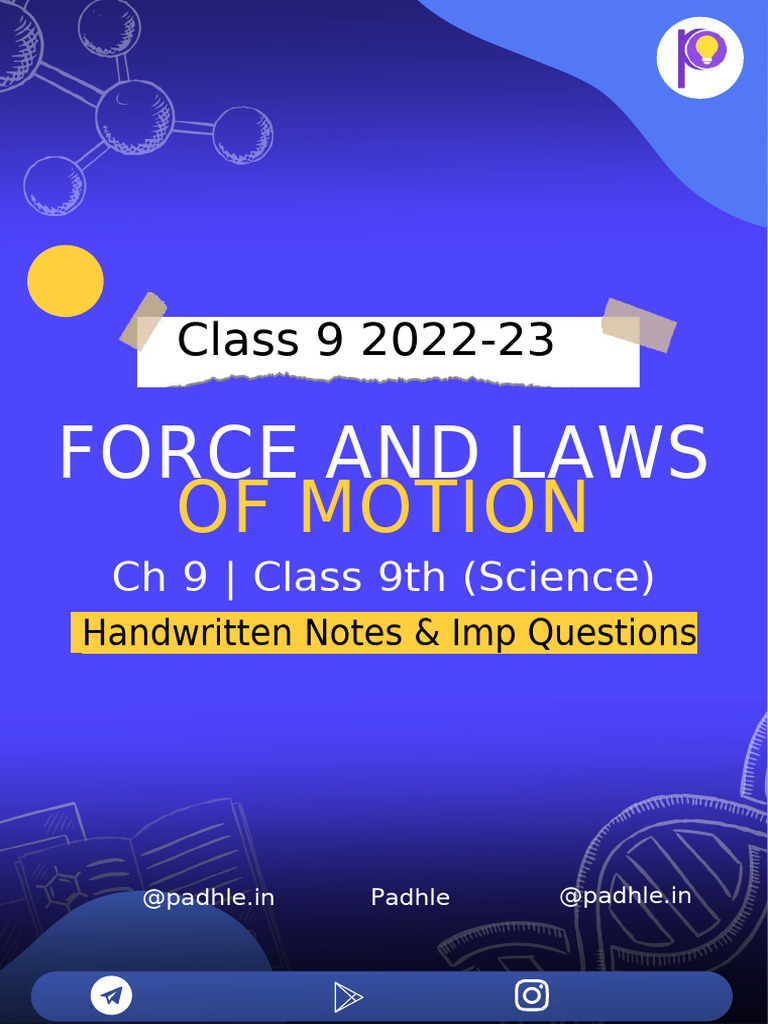 Class 9 Handwritten Notes on Motion | PDF