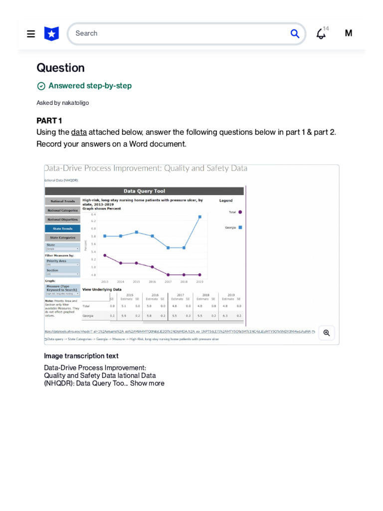 (Solved) PART 1 Using The Data Attached Below, Answer The Following ...