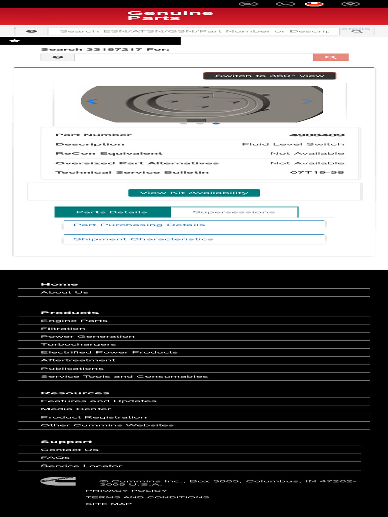 Cummins Genuine Parts Lookup Guide | PDF