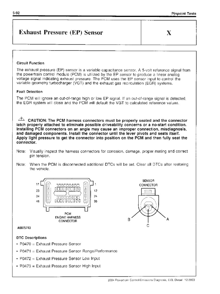 Pced 6l - Pinpoint Test x - Ebp 2 | PDF | Electrical Connector ...