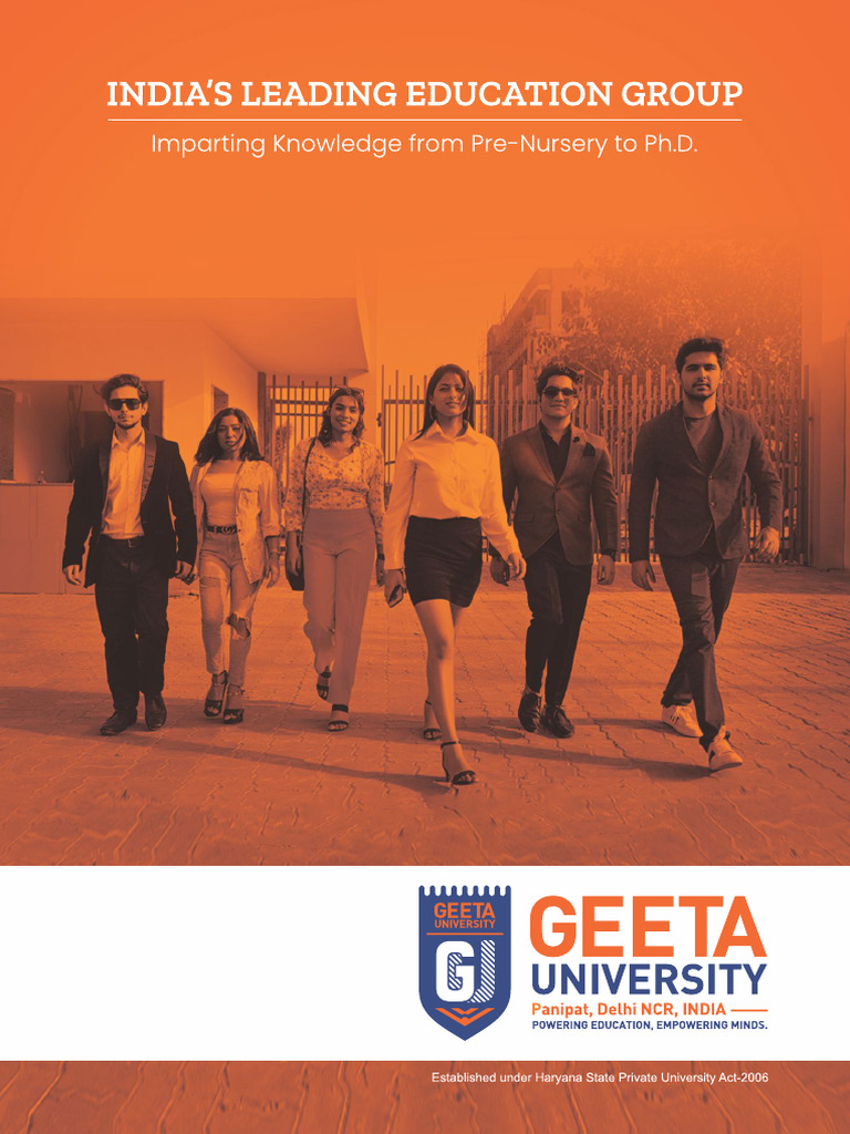 Geeta University Brochure | PDF