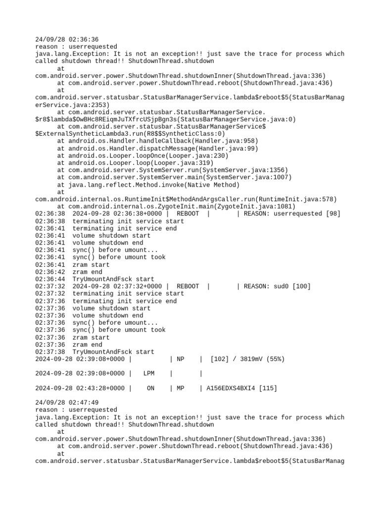 Power Off Reset Reason Backup | PDF | Embedded Linux Distributions | Mobile Linux