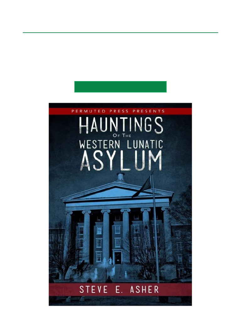 Look Into Hauntings of The Western Lunatic Asylum Digital Download | PDF