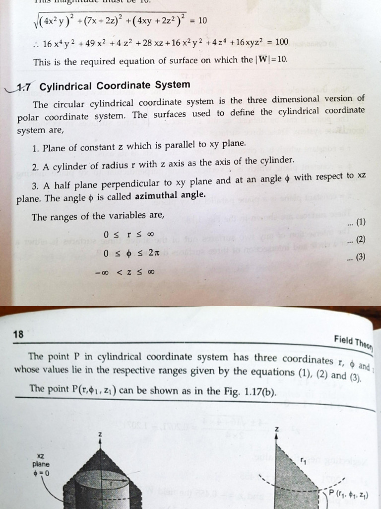 Cylindrical And Spherical Coordinates Pdf