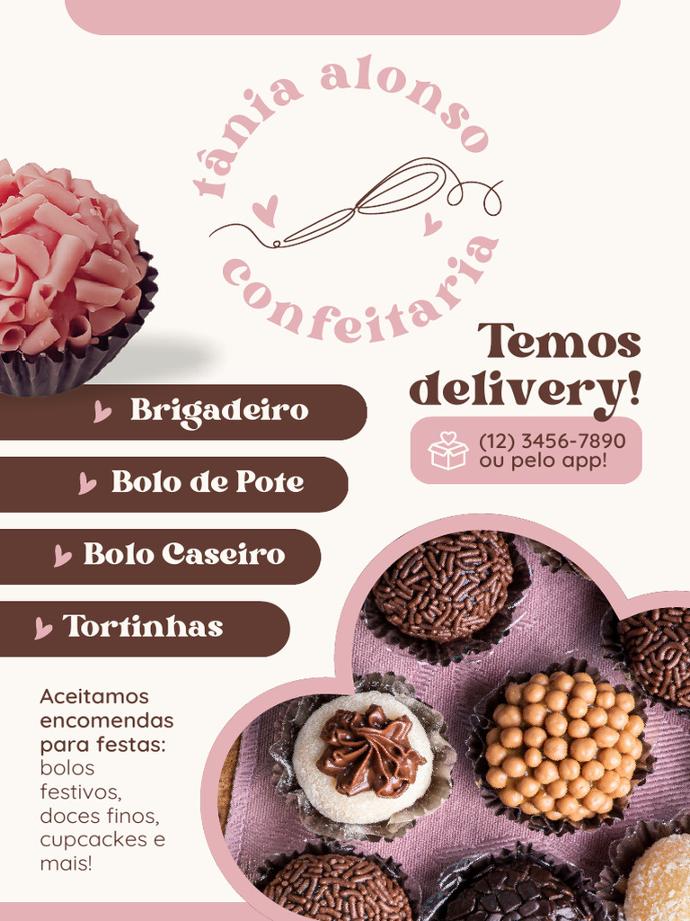 Panfleto Para Confeitaria Delicado Rosa e Marrom_20250516_104415_0000 | PDF