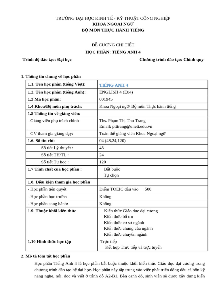 ĐCCT-E04 - UPDATE 9 - 2024 - Final | PDF