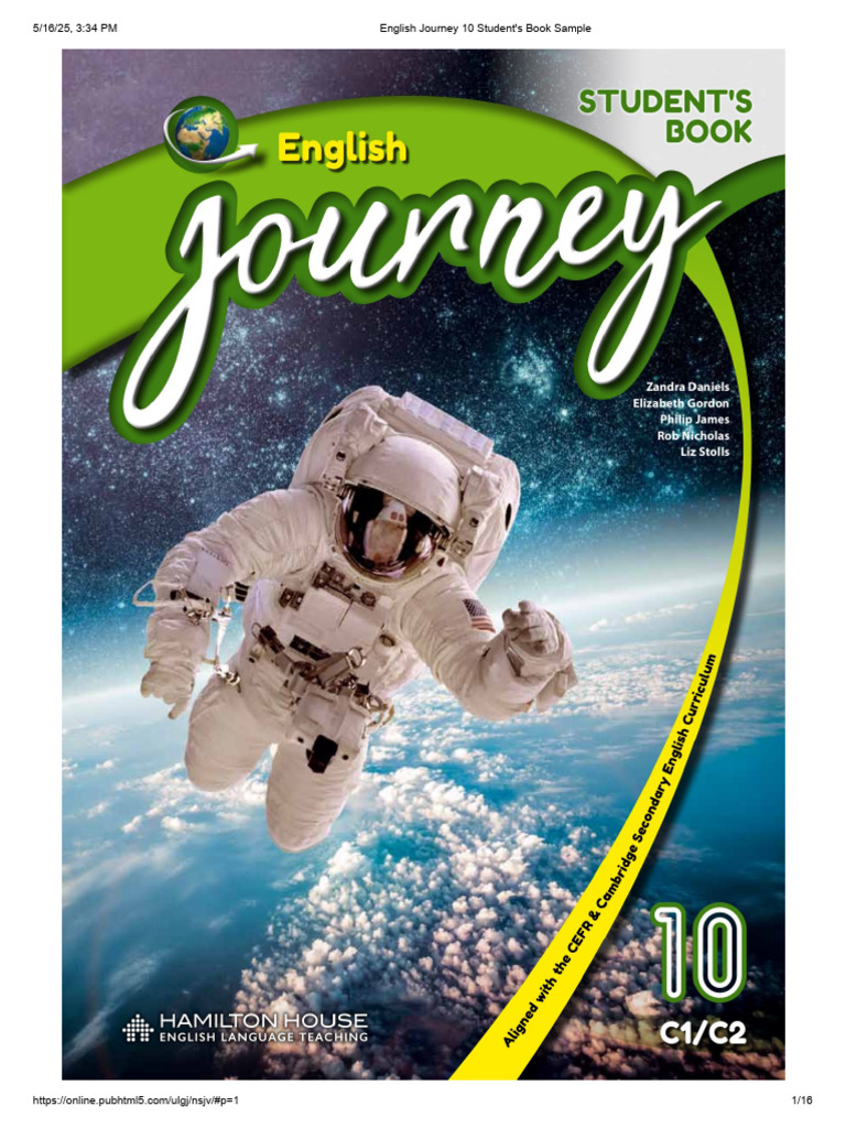 English Journey 10 Student's Book Sample | PDF