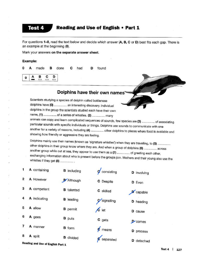 Reading and Uoe Sample All Parts | PDF