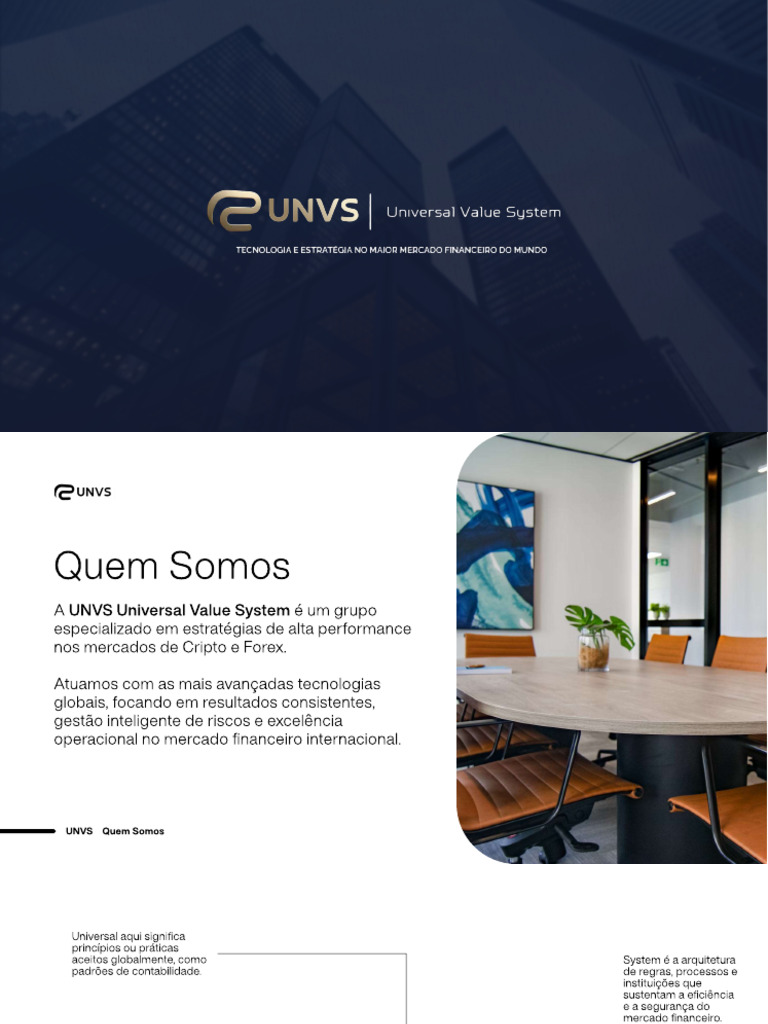 UNVS: Inovação em Forex e Cripto | PDF | Mercado de câmbio | Criptomoeda