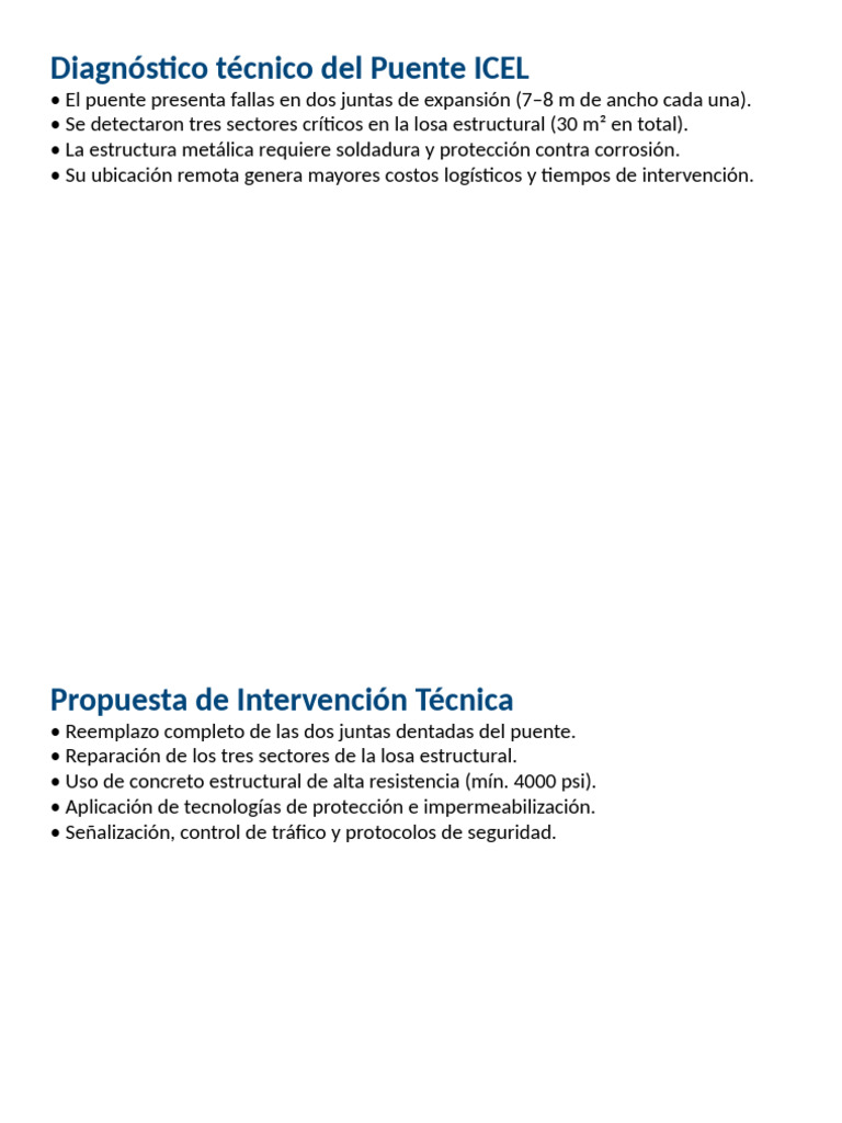 Mejoramiento_Puente_ICEL | PDF