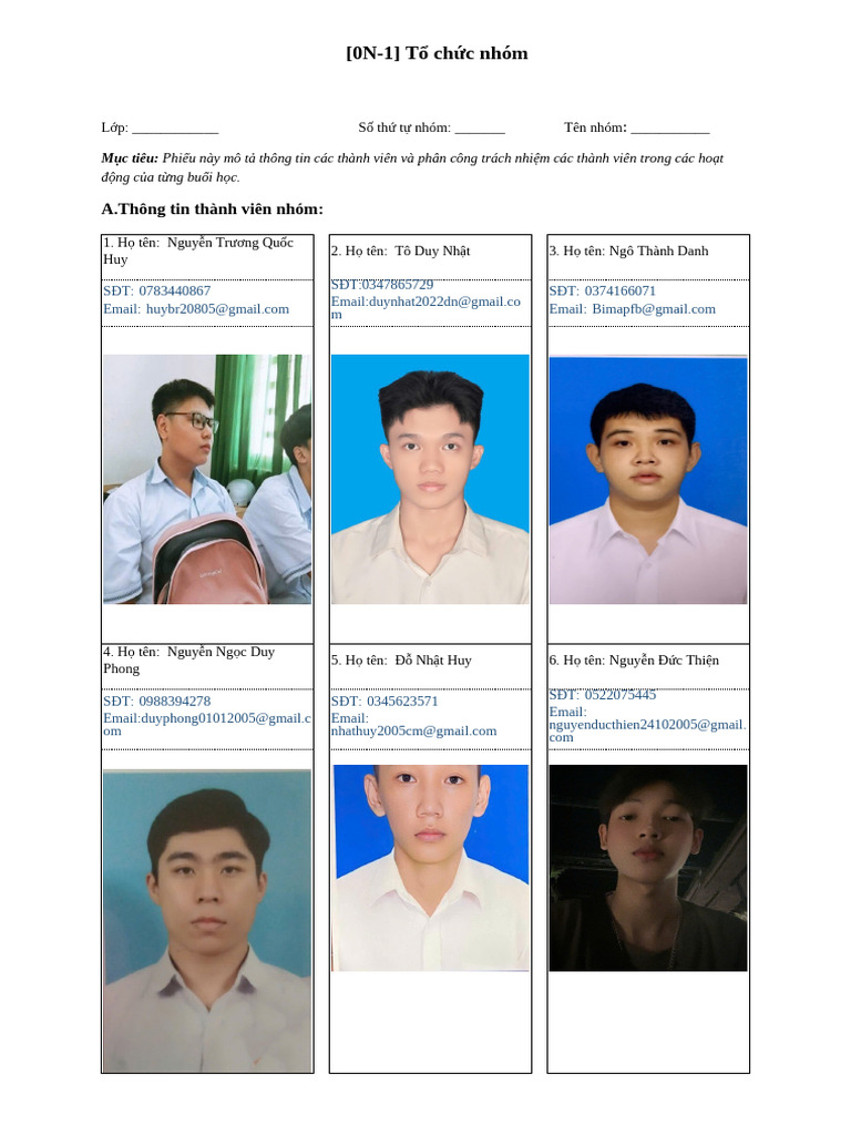 (0N-1) T CH C Nhóm - 9 Bu I - Khu E | PDF