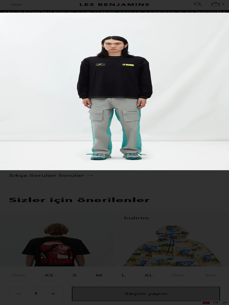 Long Sleeve Tee 001 Siyah | PDF