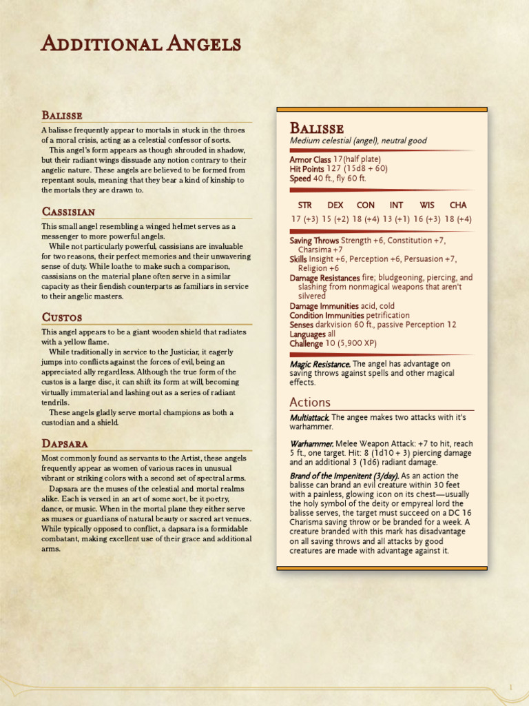 Correos Electrónicos Additional Angels | PDF | Fantasy Role Playing Games | D20 System