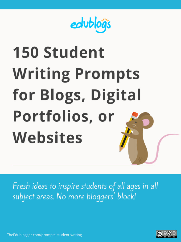 Edublogs 150 Student Writing Prompts | PDF | Mathematics