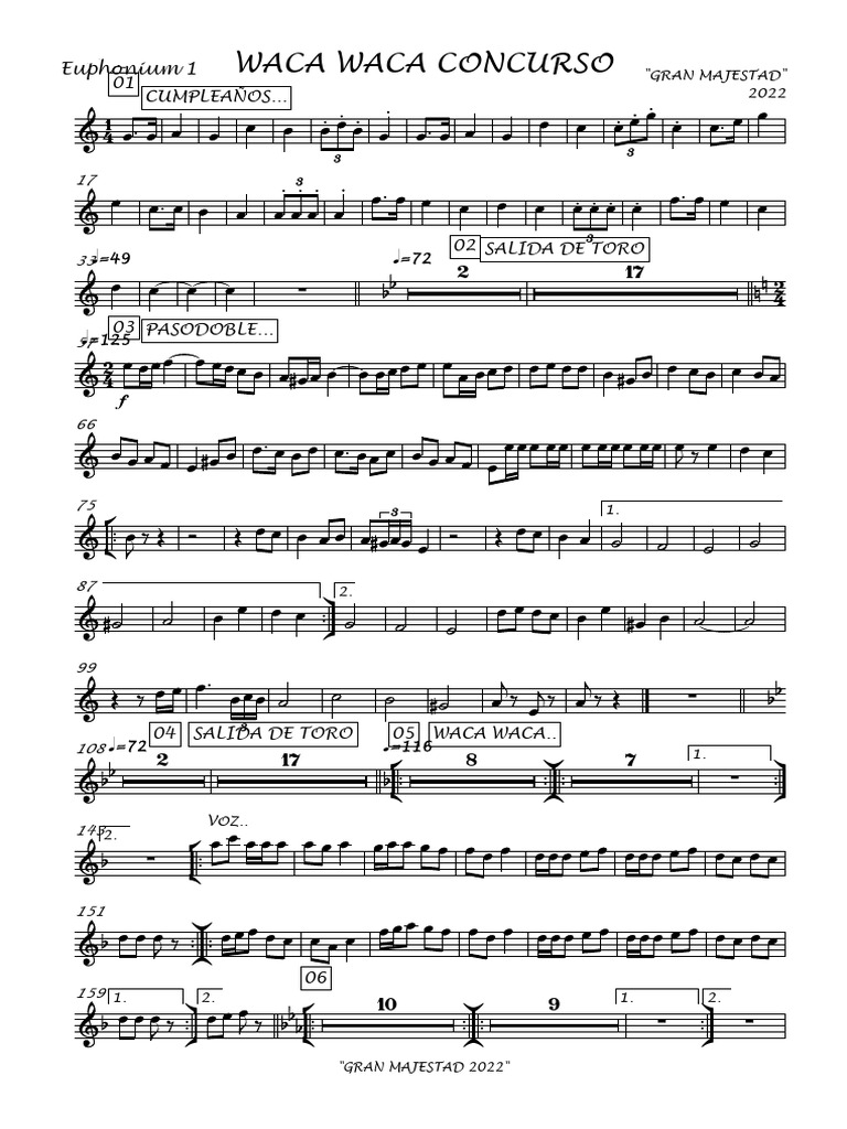 Waca Waca Maqueta LGJ Eu | PDF