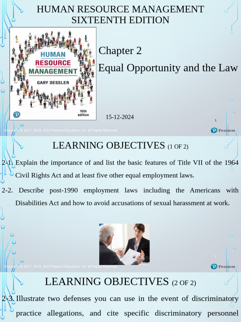 Ch-2 (HRM) | PDF | Americans With Disabilities Act Of 1990 | Sexual Harassment